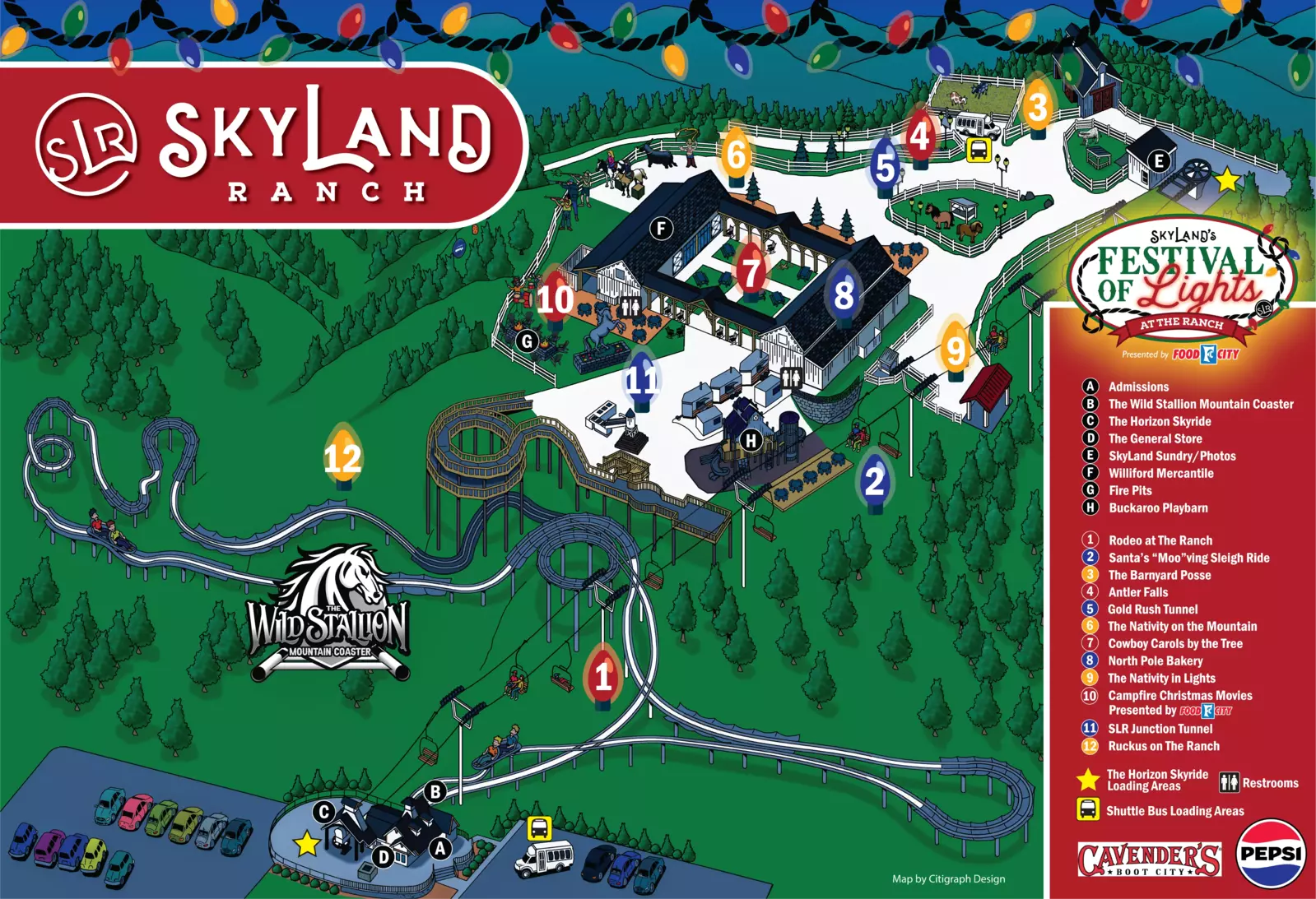 SkyLand's Festival of Lights at The Ranch Presented by Food City