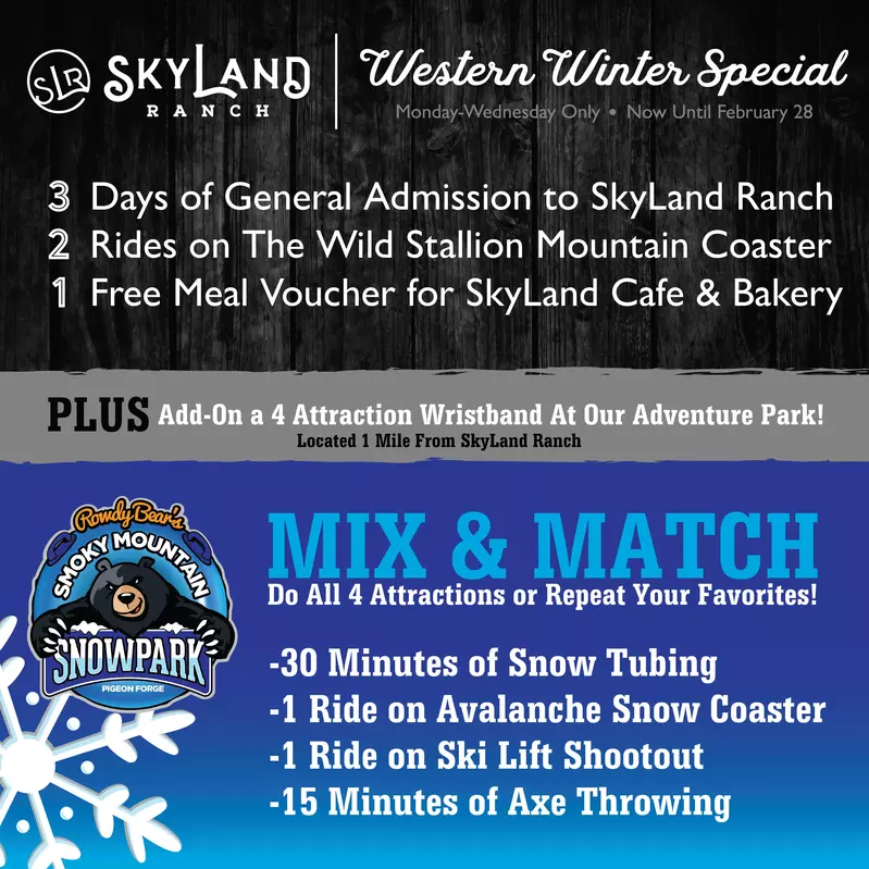 Buy Tickets for SkyLand Ranch